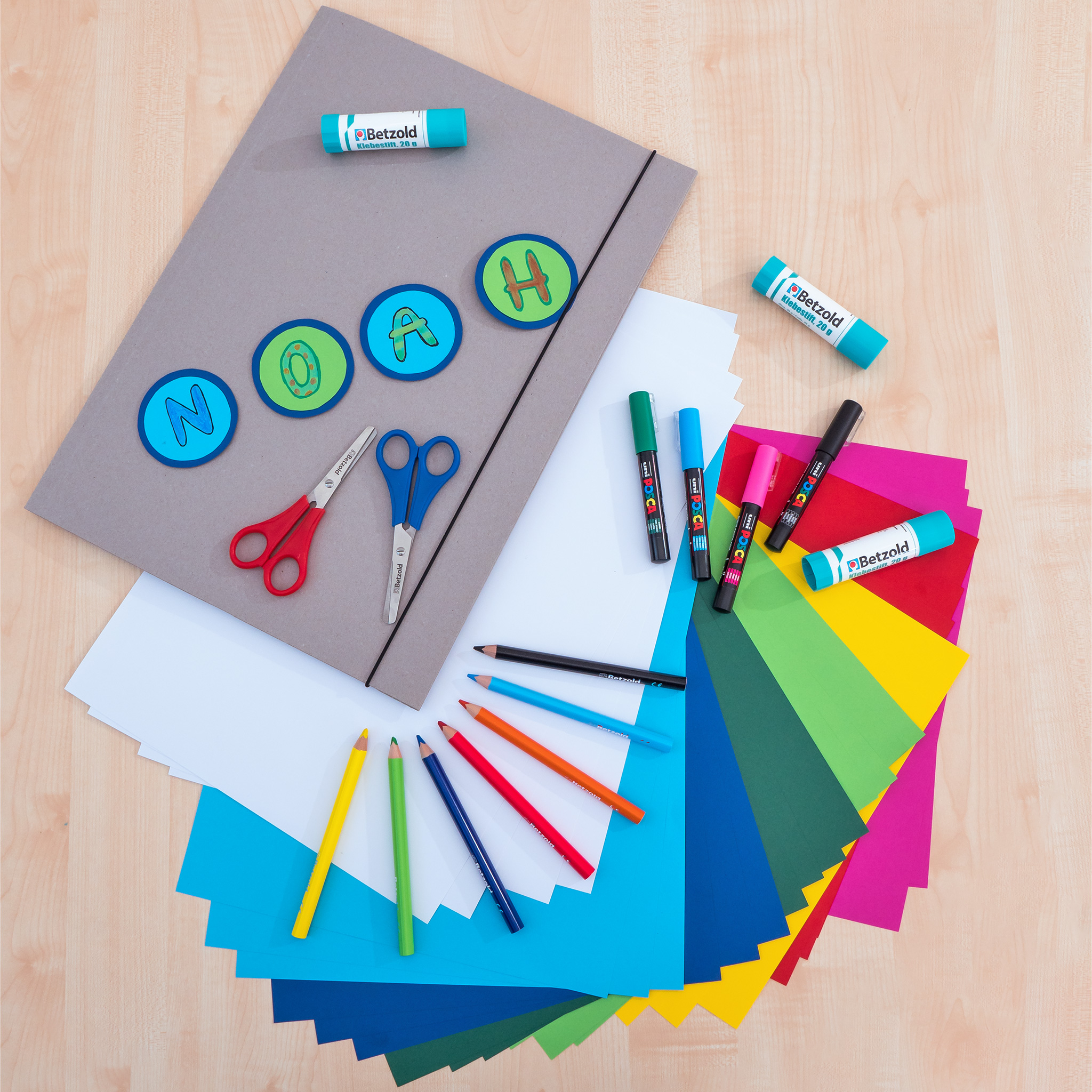 10 Mappen A3 mit Gummiband