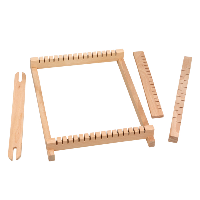 Set mit 10 kleinen Webrahmen