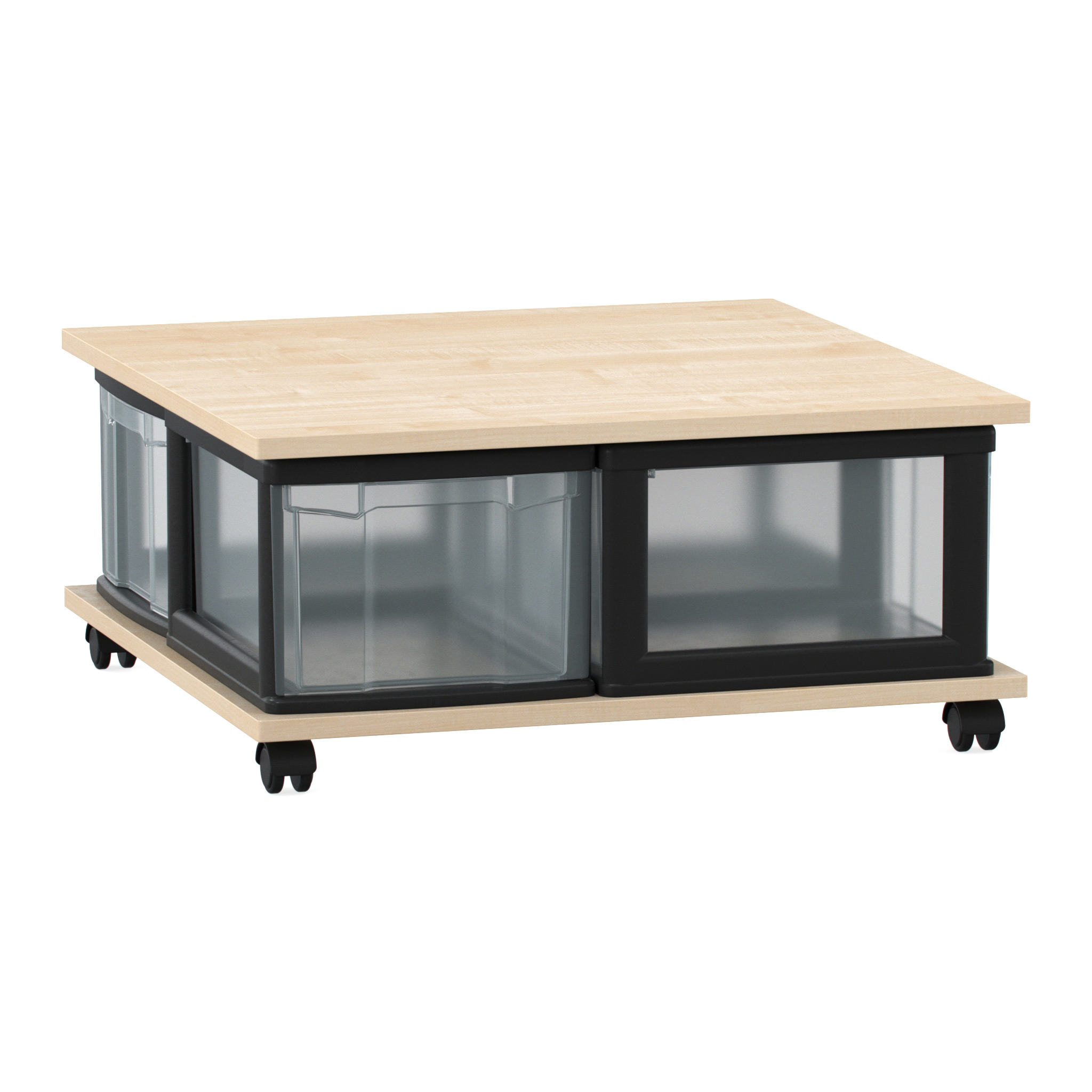 Flexeo® Container-System mit Ablage und 4 hohen Boxen günstig online ...