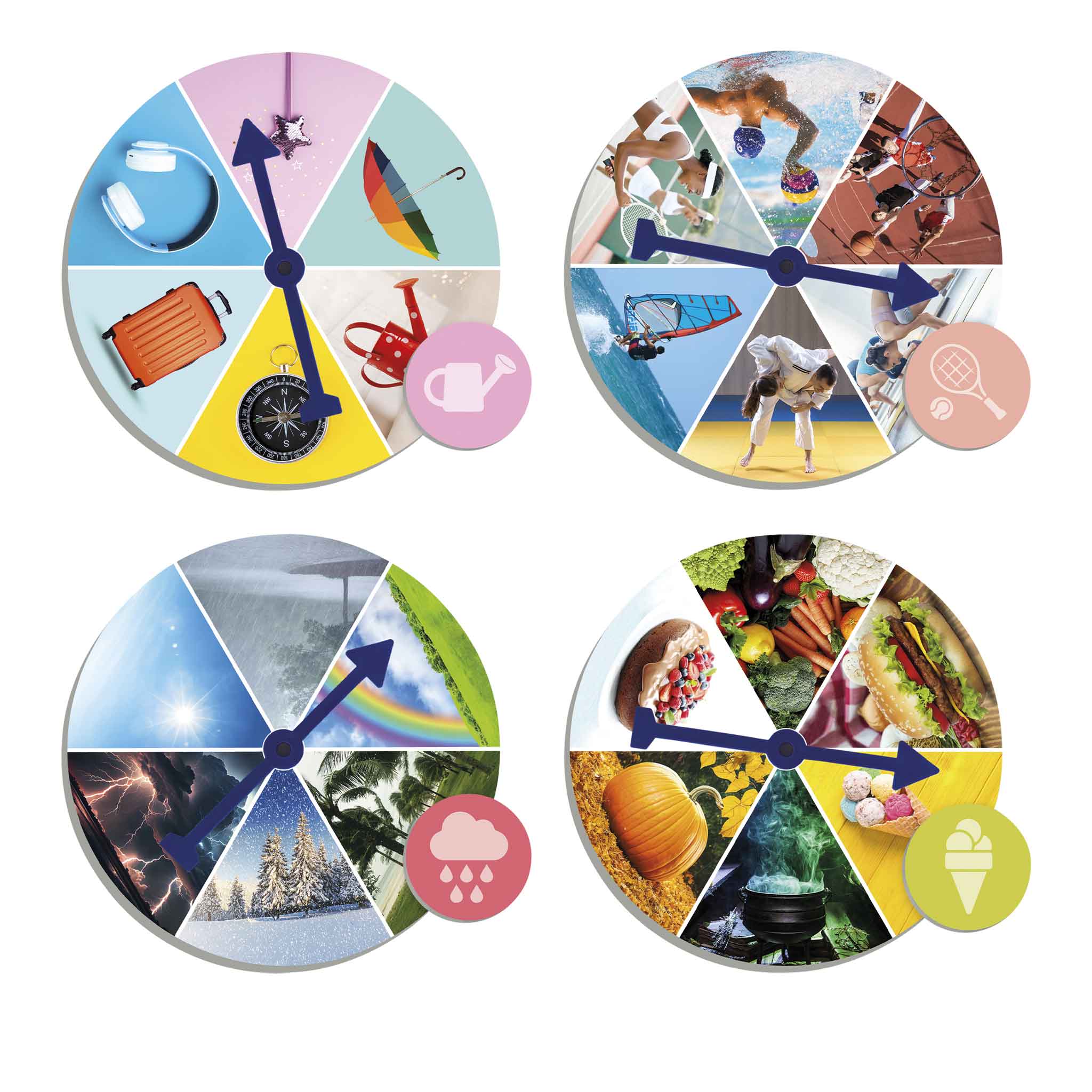 Geschichten erfinden mit dem Glücksrad