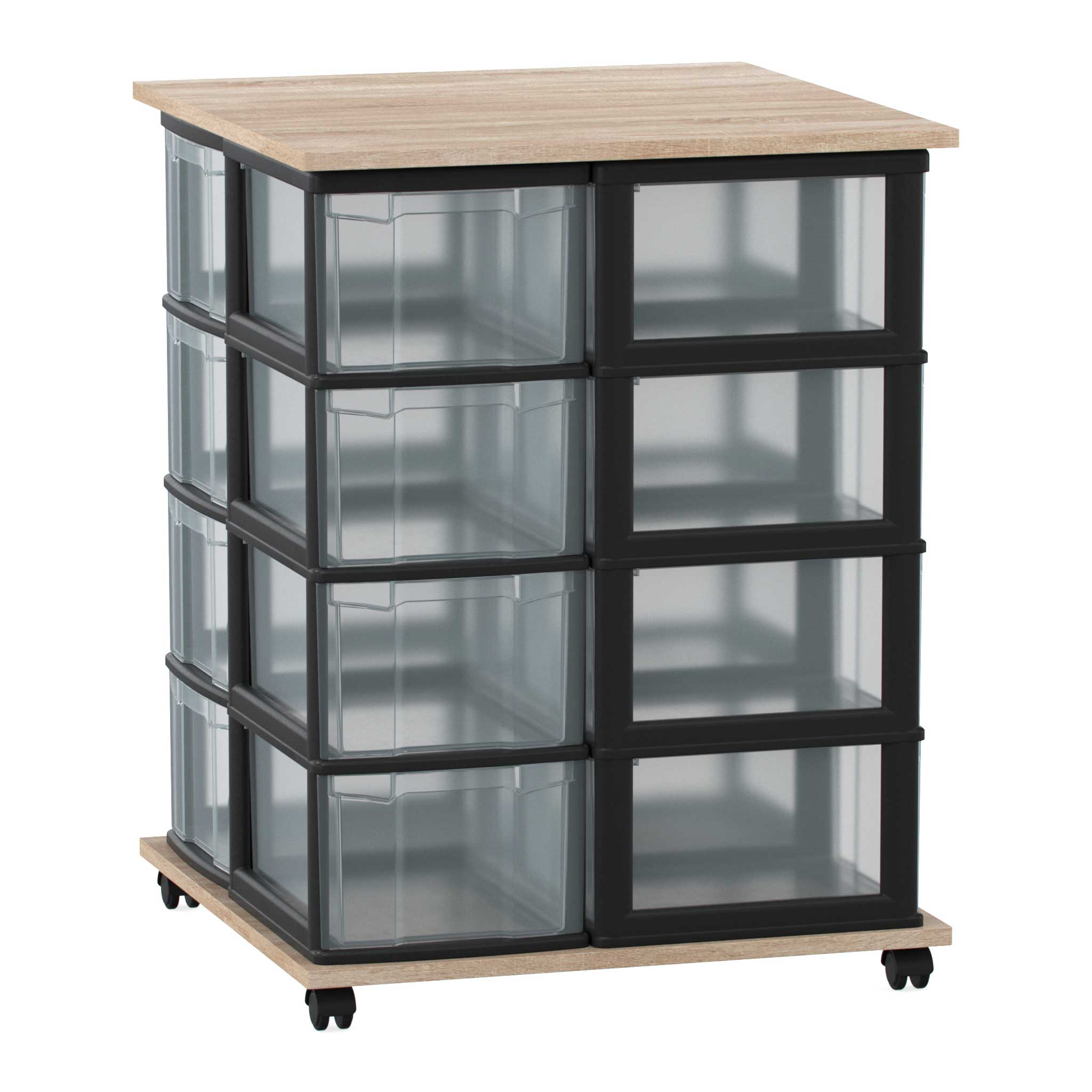 Flexeo® Container-System mit Ablage und 16 hohen Boxen günstig online ...