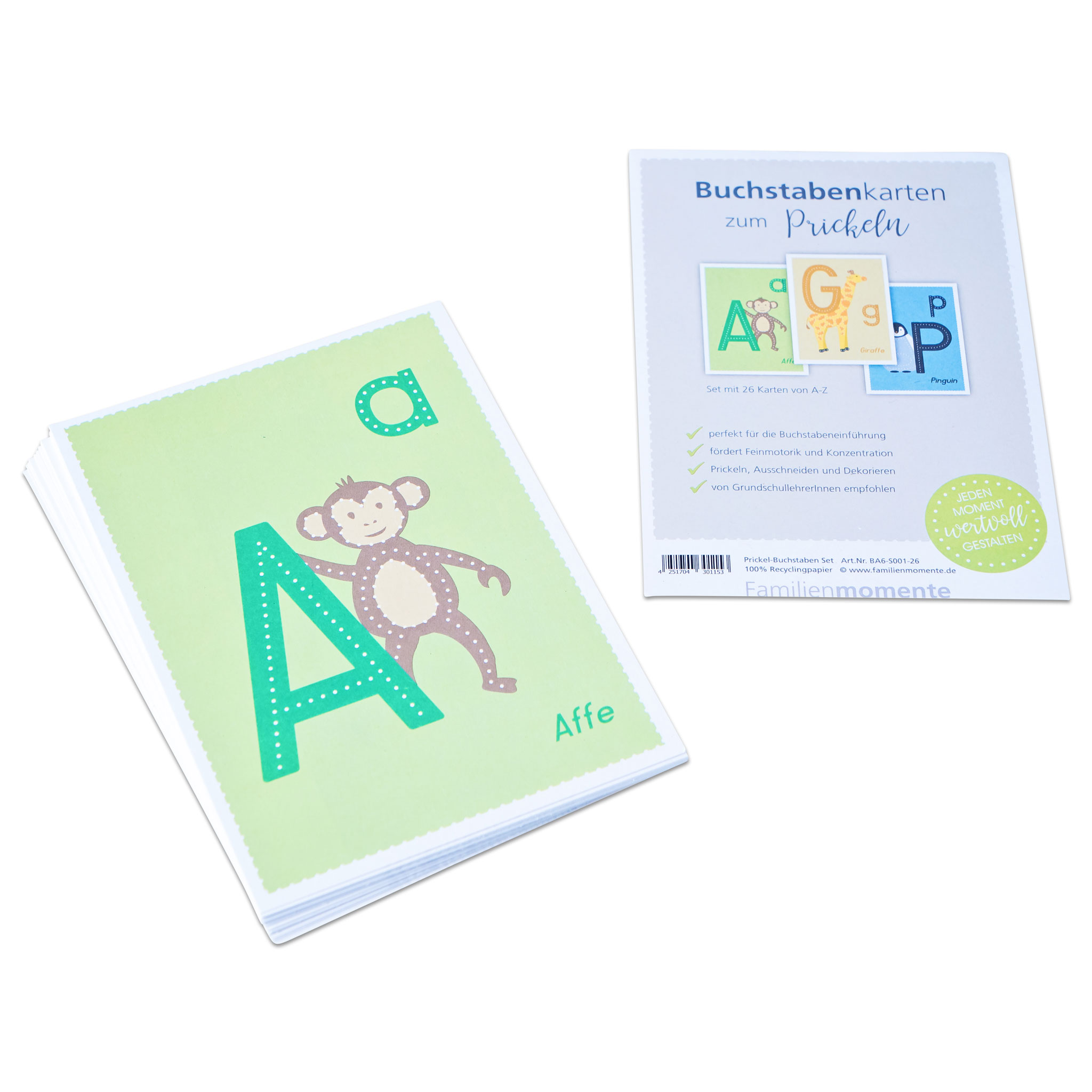 Prickel-Set Buchstaben günstig online kaufen bei BACKWINKEL